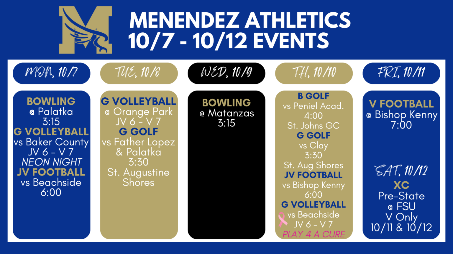 PMHS Athletics – Pedro Menendez High School