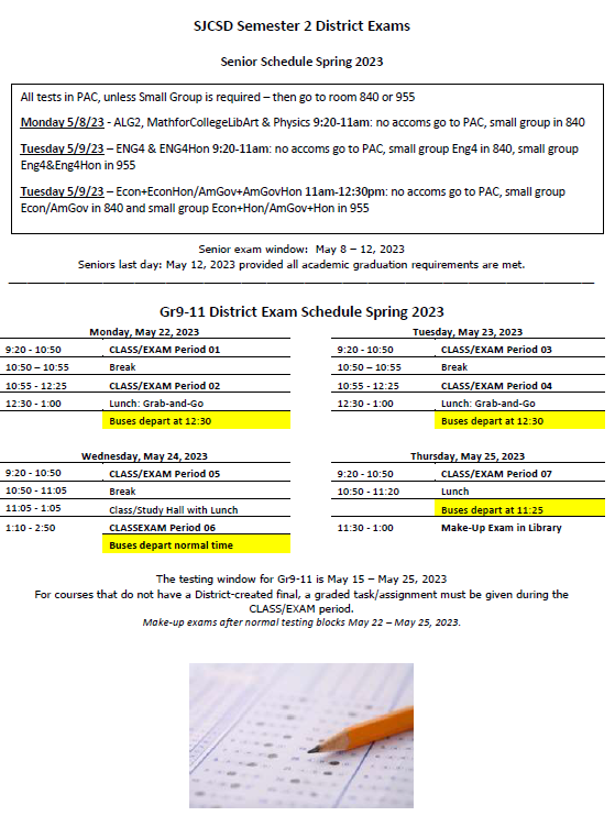 Testing Information – Pedro Menendez High School